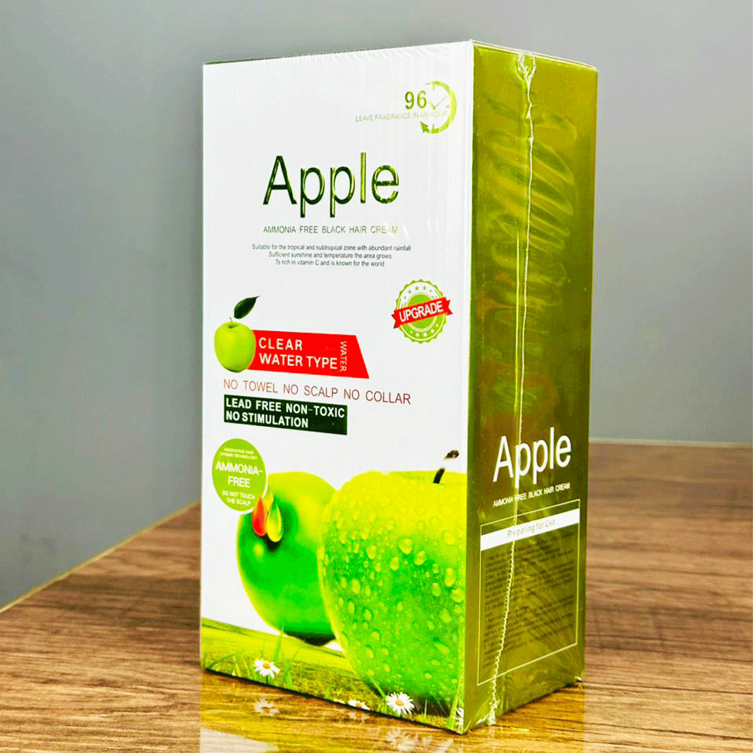 Apple Hair Color Natural Black | Ammonia Free Original Pakistan - Apple ...