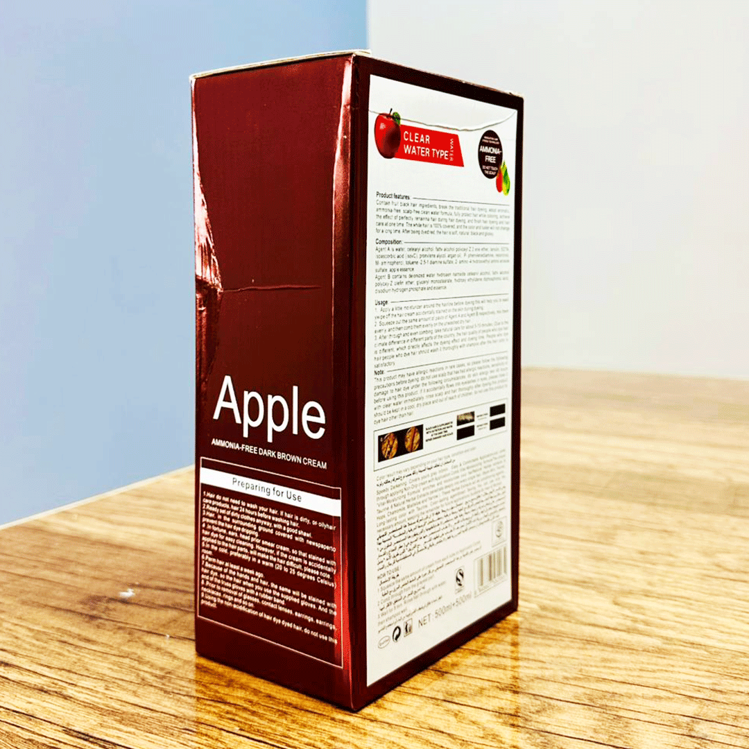 Apple Hair Color Natural Black | Ammonia Free Original Pakistan - Apple ...